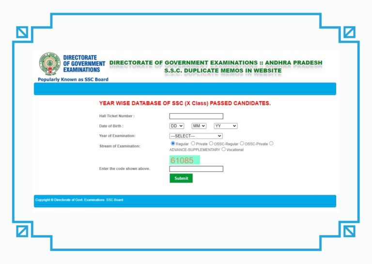 AP SSC Marks Memo Download Short Marks @ bse.ap.gov.in