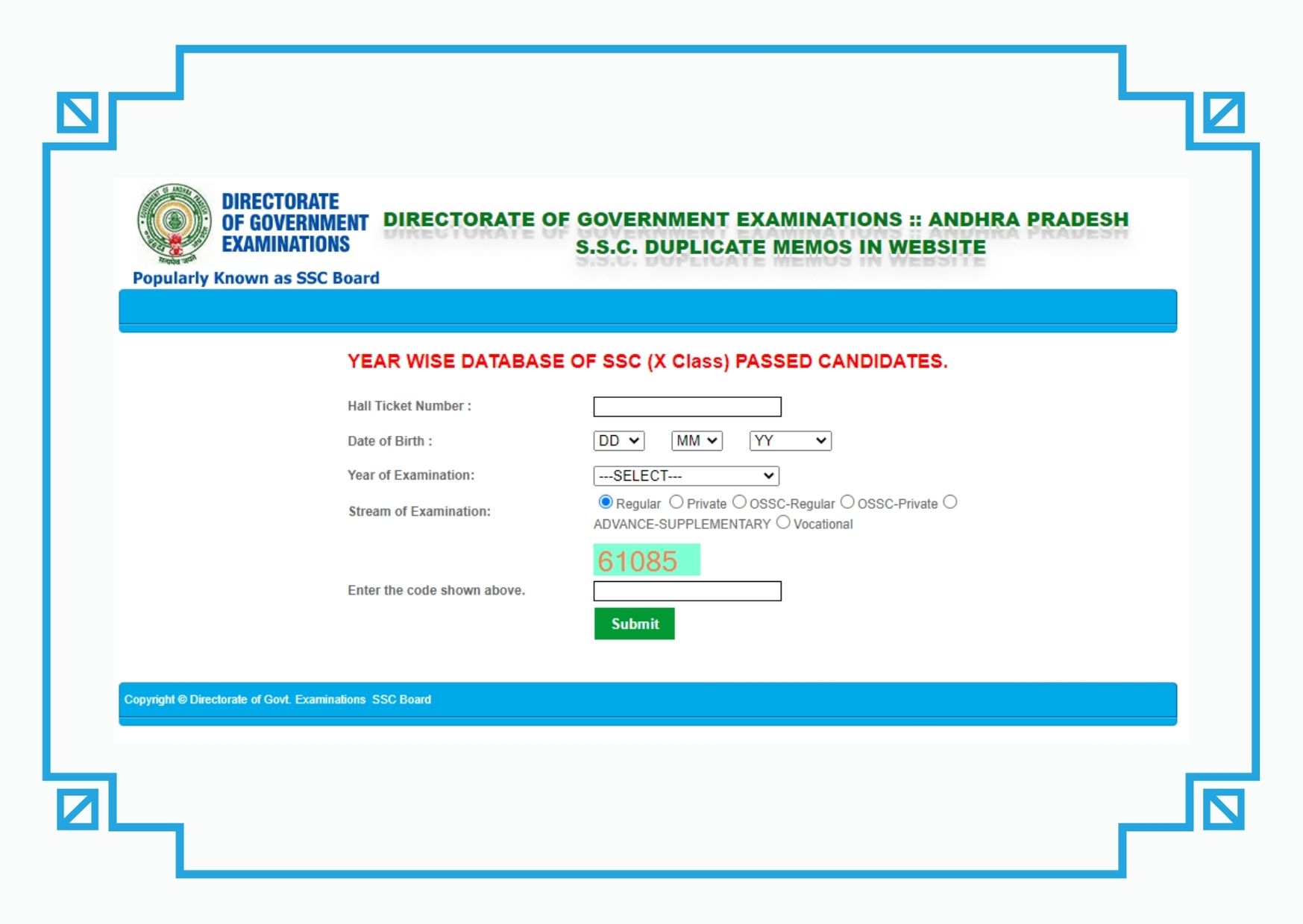 AP SSC Marks Memo Download Short Marks @ bse.ap.gov.in