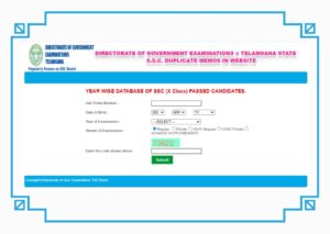 SSC Marks Memo TS Download at bse.telangana.gov.in